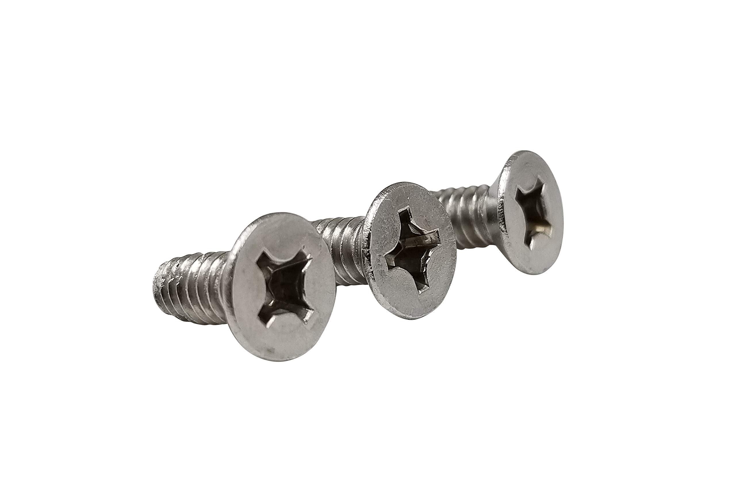 Hinge Outlet Stainless Steel Machine Screws for Door Hinges, 10-24 Thread x 1/2" Length - Highly Rust Resistant - 24 Pack