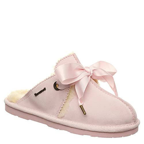 BEARPAW Women's Jolietta Pale Pink Size 7 | Women's Slippers | Women's Shoes | Comfortable & Light-Weight