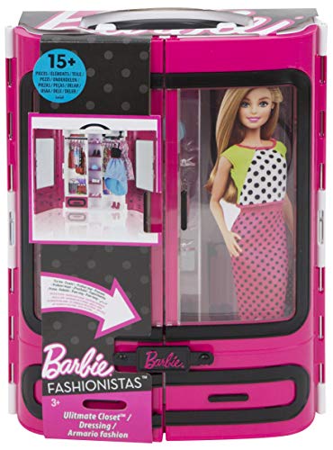 Barbie Fashionistas Ultimate Closet with Clothing and Accessories