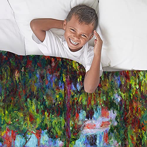 CafePress Monet Throw Blanket Super Soft Fleece Plush Throw Blanket, 60"x50"