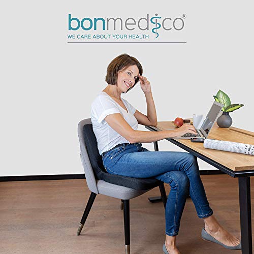 bonmedico Padded Floor Chair with Back Support - Foldable Floor Seating for Adults, Kids, Gaming, Reading and Meditation - Gifts for Women and Men