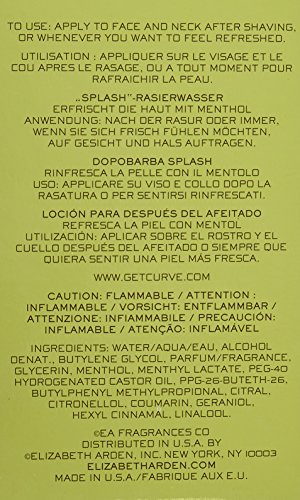 Curve Aftershave Splash Lotion for Men, 4.2 Fl. Oz.