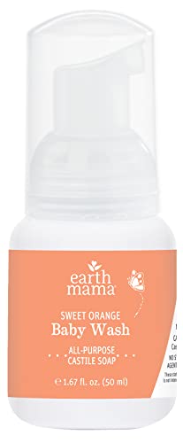 Earth Mama A Little Something for Baby Gift Set Safe Skin Care Essentials for Newborn Baby Shower, 5-Piece Set (Packaging May Vary)
