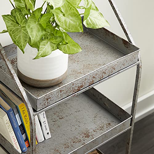 Deco 79 Plantstand, 11" W x 39" H, Gray