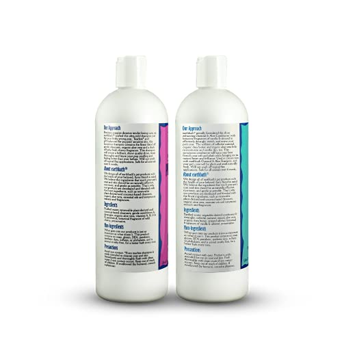 Earthbath Ultra-Mild Puppy Shampoo and Oatmeal & Aloe Conditioner Grooming Bundle, Best Shampoo and Conditioner for Puppies, Made in USA - 16 Oz