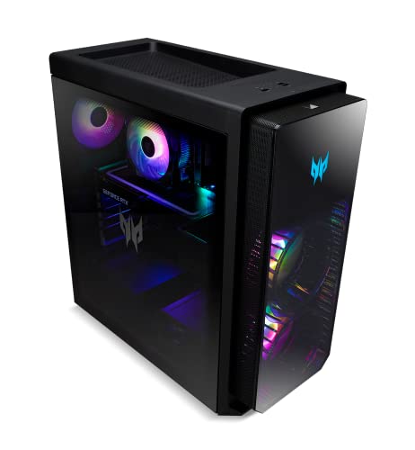 Acer Predator Orion 5000 PO5-650-UR12 Gaming Desktop | 13th Gen Intel Core i7-13700F 16-Core | NVIDIA GeForce RTX 4070 Ti | 16GB DDR5 | 1TB PCIe Gen4 SSD | Intel Wi-Fi 6E | RGB Keyboard & Mouse,Black
