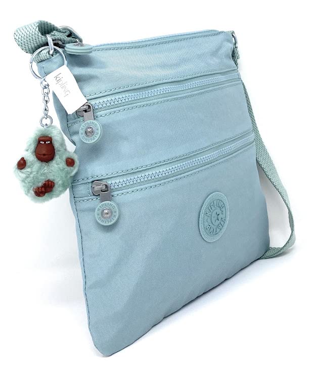 Kipling Women’s Keiko Crossbody Mini Bag, Lightweight Adjustable Purse, Durable Nylon Shoulder Sling (Serene Green)