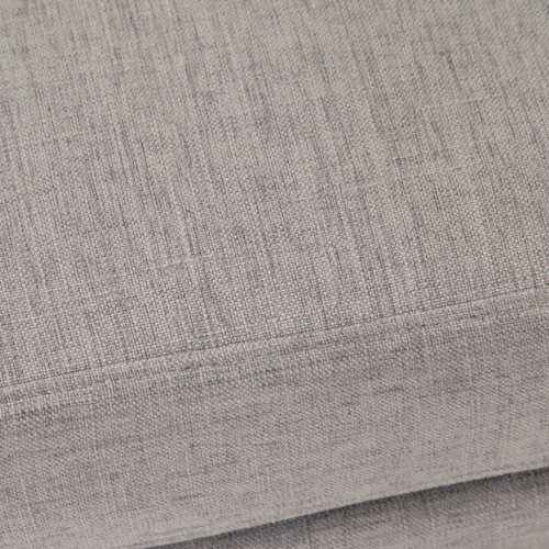 Christopher Knight Home Rosella Fabric Ottoman, Ash Grey