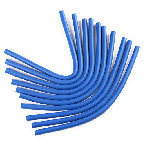 MY LIKE 20-pack 9.5" Twist-Flex Soft Bendy Foam Hair Roller Flexible Curing Rods-Hair Curlers For Long,Medium and Short Hair(Diameter 0.8cm)