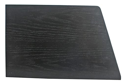DisplayGifts Knife Storage Glass Top Display Case Holder Tool Storage Cabinet with Felt Bottom Drawers Black