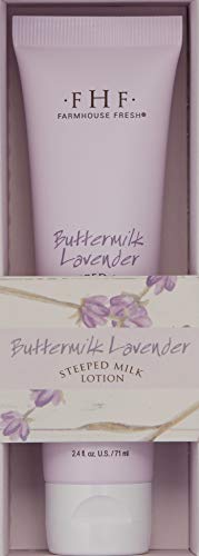 FarmHouse Fresh Buttermilk Lavender Steeped Milk Lotion for Hands, Lavender Cookie, 2 fl. oz.