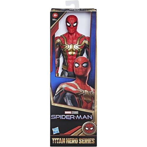 Marvel Spider-Man Titan Hero Series 30-Cm Iron Spider Integration Suit Action Figure Toy, Inspired by Spider-Man Movie, for Kids Ages 4 and Up