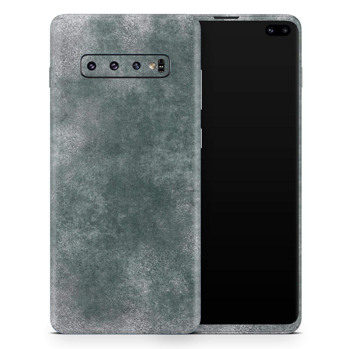 DesignSkinz Distressed Silver Texture v12 Protective Vinyl Decal Wrap Skin Cover Compatible with The Samsung Galaxy S20 (Screen Trim & Back Glass Skin)