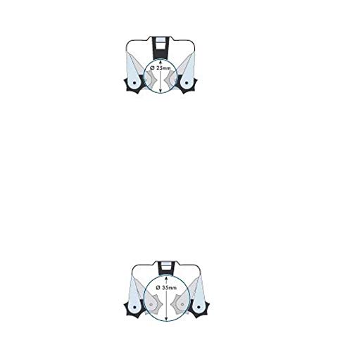 Mop and Broom Organizer β Declutter your Kitchen, Laundry Room or Garage with this Commercial Strength Metal Wall Mount Holder β Keep your Lawn, Yard and Gardening Tools Neat and Organized