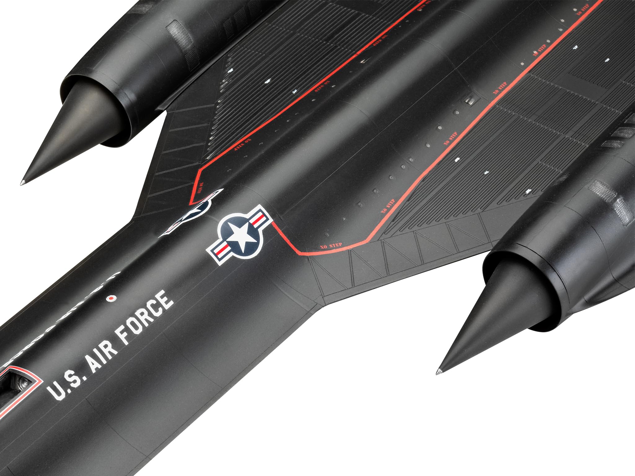 Revell Level 5 Model Kit Lockheed SR-71A Blackbird Stealth Aircraft The World's Fastest Stealth Jet 1/48 Scale Model