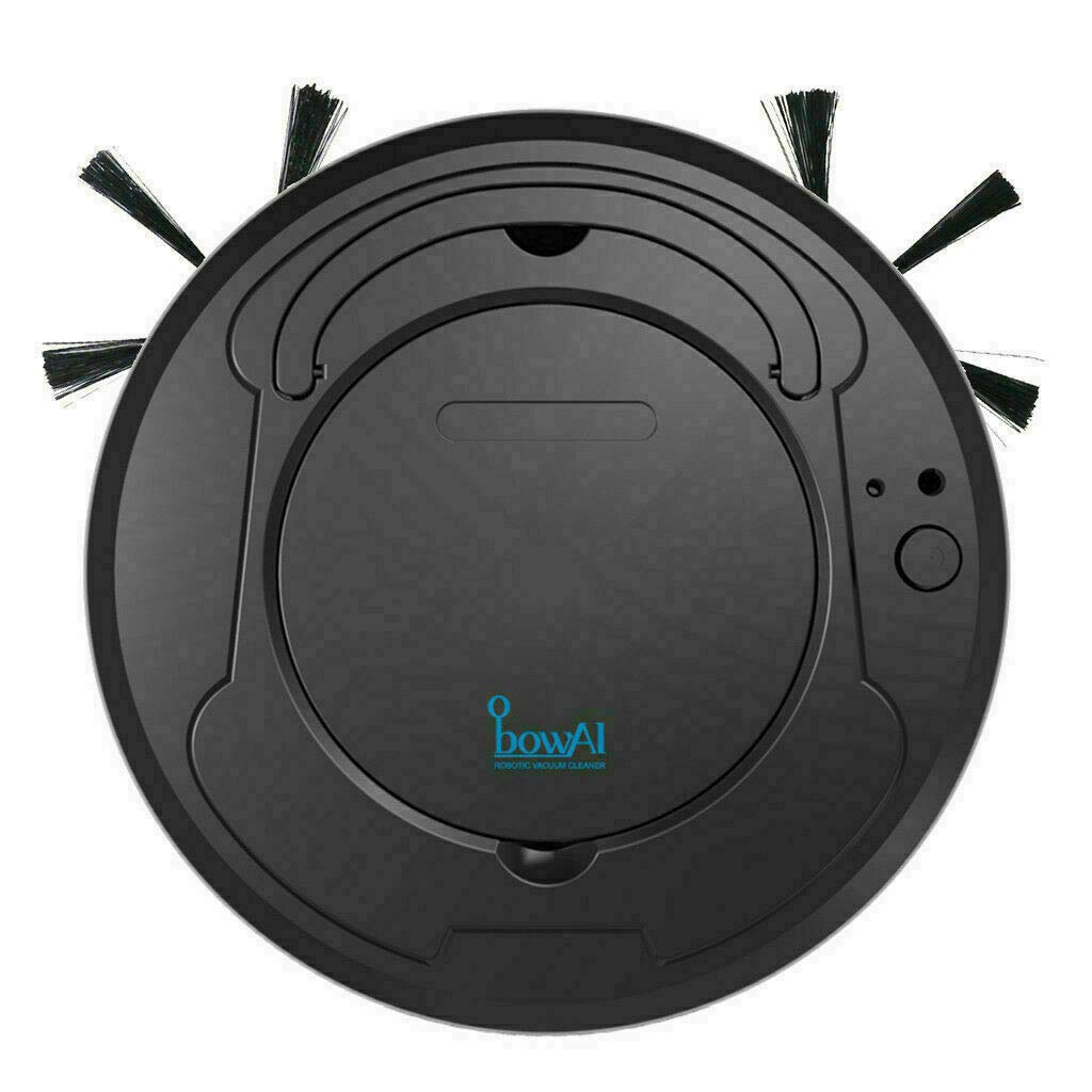 3 in 1 Floor Robot Vacuum Cleaner Mop, Automatic Distance Sensor Edge Sweeping Robot, Ideal for Hard Floors and Carpets, Pet Hair, Self-Charging, Quiet, Large, with Mop