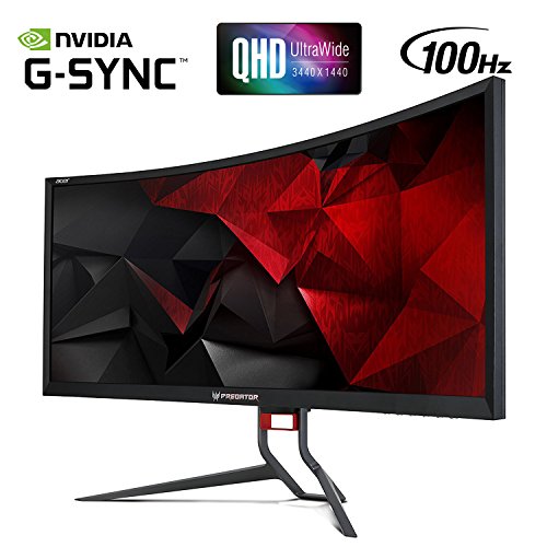 Acer Predator Z35P bmiphz 35" Curved 1800R QHD (3440x1440) NVIDIA G-SYNC VA Monitor