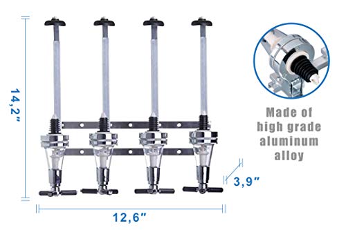 Liquor Bottle Dispenser, 4 Liquor Bottle Dispenser Wall Mount, Liquor Dispenser for Home Bar, Bottle Holder for Alcohol Wall Mount Dispenser