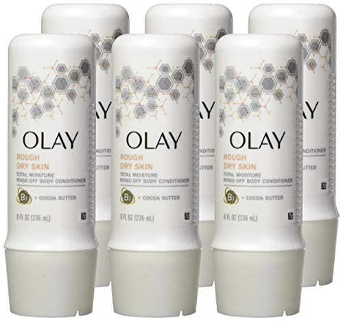 Olay Total Moisture Rinse-off Body Conditioner For Dry Skin with Vitamin B3 Complex and Cocoa Butter, 8 Fluid Ounce (Pack of 6)