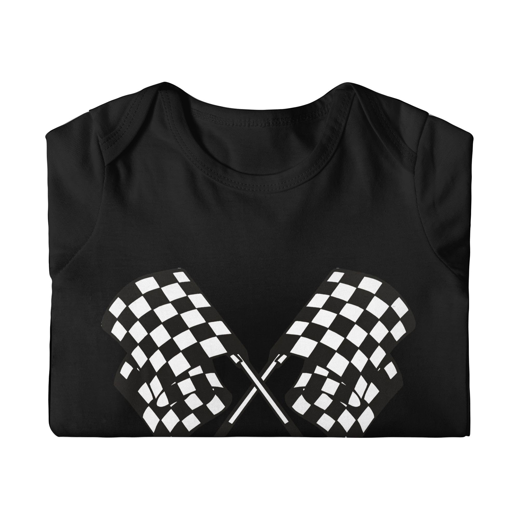 MOCSONE Checkered Flags Race Car Flag Newborn Girl Boy Romper Jumpsuit Bodysuit Baby Outfits Infant Clothes