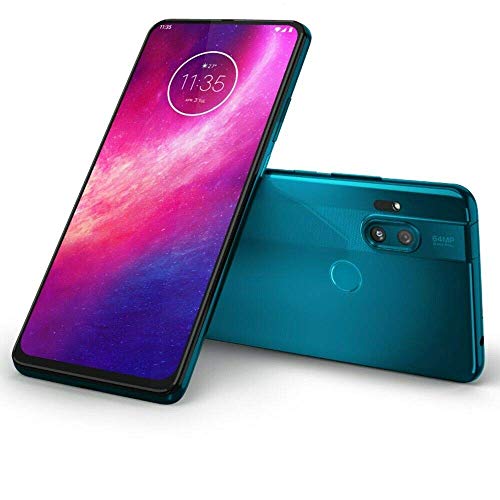 Motorola One Hyper 128GB + 4GB RAM, XT202-1, 6.5 FHD+, 64 MP Photos, LTE Factory Unlocked Smartphone - International Version (Blue Iceberg) (Renewed)