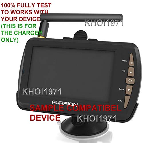 KHOI1971 CAR Charger Power Adapter Compatible with FURRION FOD43TA-BL car Backup Observation System Hitch Wireless Backup Camera Charger is NOT Made or Sold by Furrion