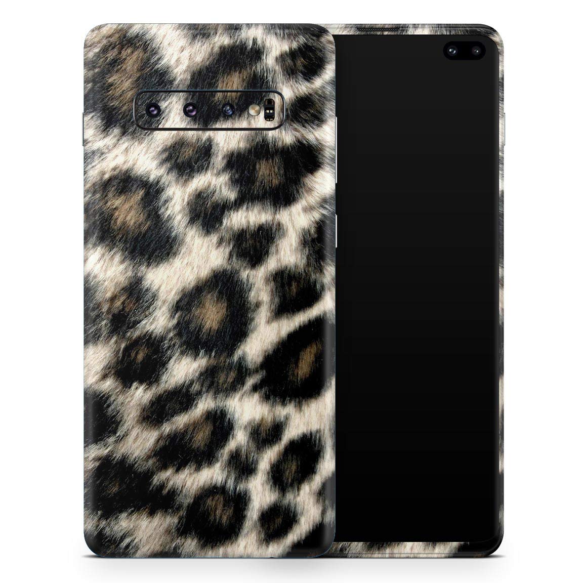 DesignSkinz Light Leopard Fur Protective Vinyl Decal Wrap Skin Cover Compatible with The Samsung Galaxy S20 (Screen Trim & Back Glass Skin)
