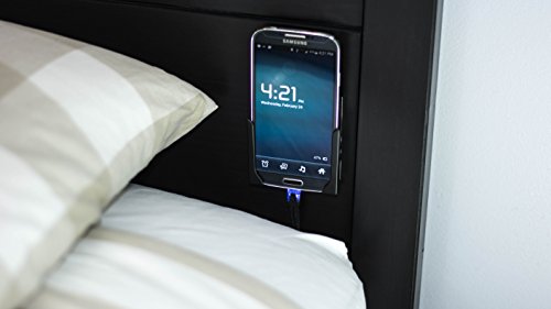 Dockem Koala Wall Mount 2.0 for iPhones, Samsungs & Most Phones: Damage-Free Universal Dock for iPhone 12, Pro, Pro Max, Mini; 11, Pro, Pro Max; SE 2, XS, Max, XR, X, 8, 8+, Galaxy S21s & More [Black]