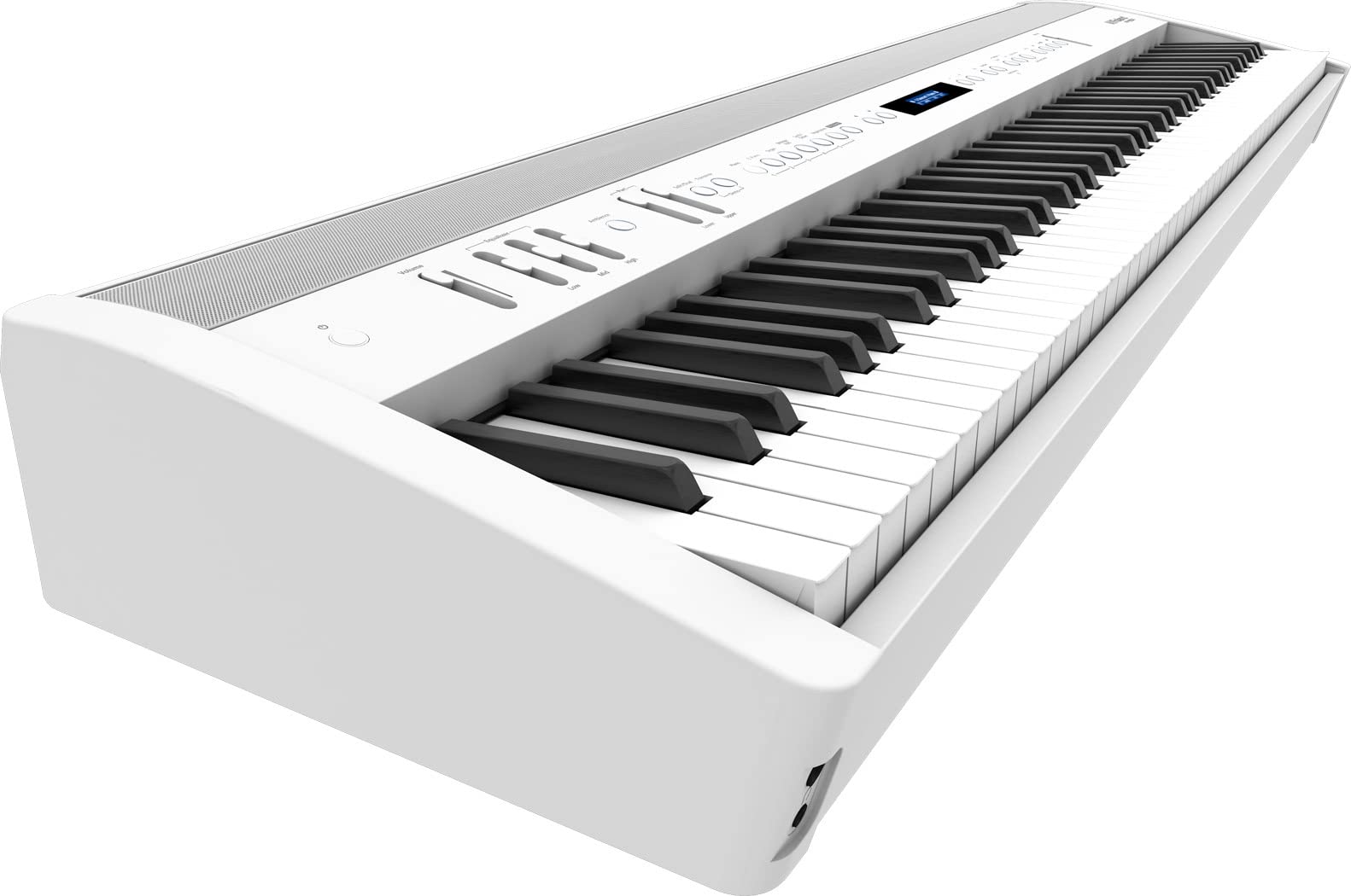 Roland FP-60X 88-Key Digital Piano - White Bundle with Roland KSC-72 Stand, Roland KPD-90 Three Pedal Unit, Bench, Instructional DVD, Online Piano Lessons, and Austin Bazaar Polishing Cloth