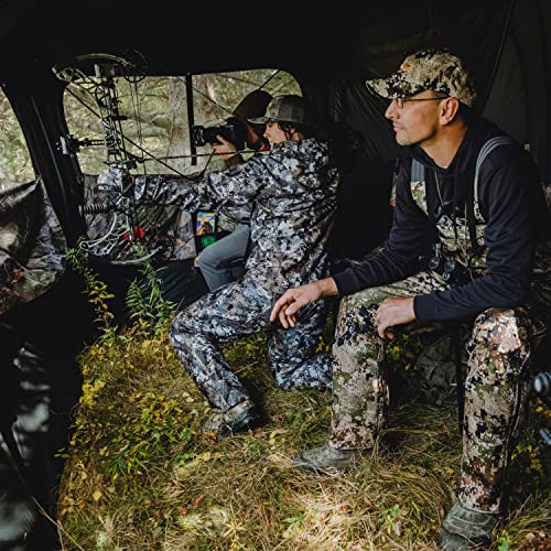 Barronett Blinds BE650BW Beast Pop Up Portable 6 Person Hunting Blind, Bloodtrail Backwoods Camo