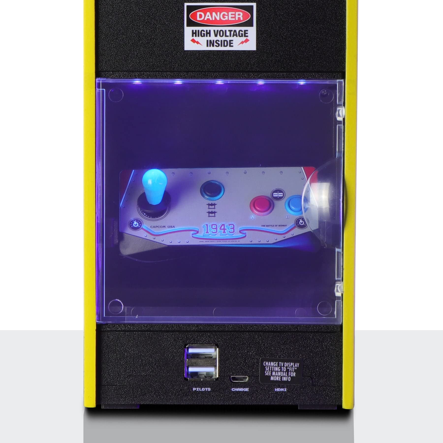 New Wave Toys 1943 x RepliCade Overhaul Edition - Playable Video Game Arcade 12.5 Inch Dynamo Cabinet