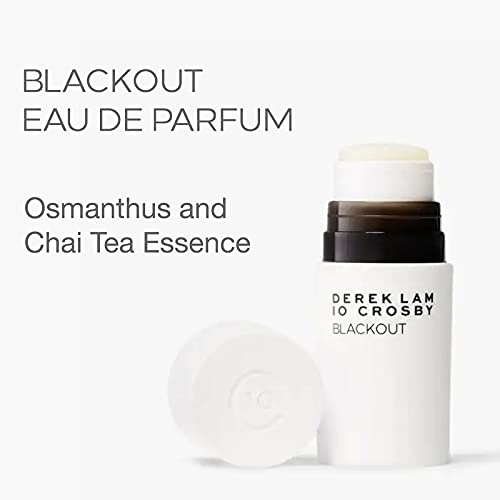 Derek Lam 10 Crosby -Blackout - 0.12 Oz Eau De Parfum - Solid Stick Perfume For Women - Woody And Floral Scent For Women - Milky Osmanthus And Sweet Chai Tea Accords