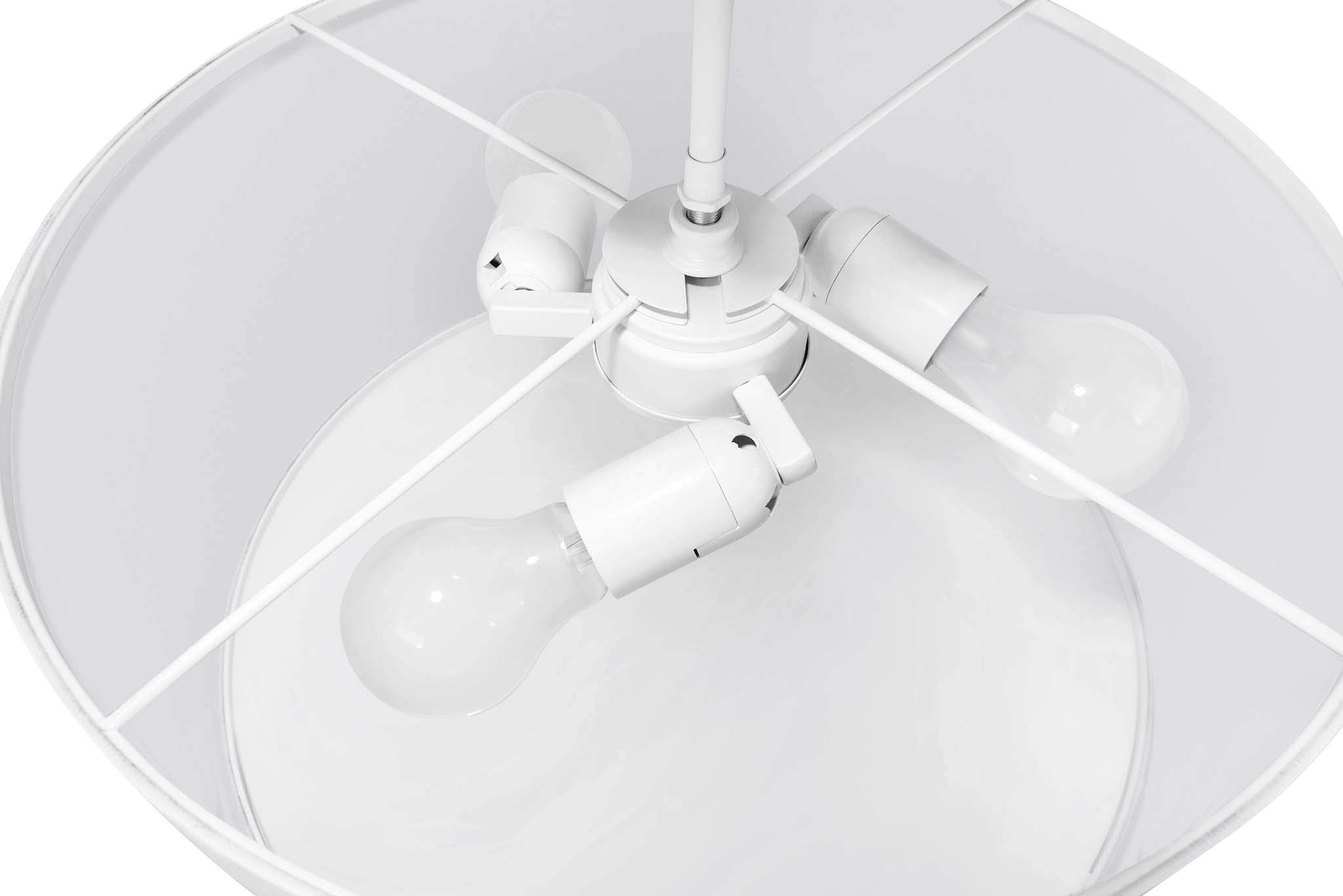 Firefly Home & Kids Lighting Jungle Animals Semi Flush Mount Light Fixture 3-Light, Fabric Shade with Acrylic Diffuser, 16" W x 13" H, Nursery Room, Children's Bedroom, Kids Bedroom, Playroom