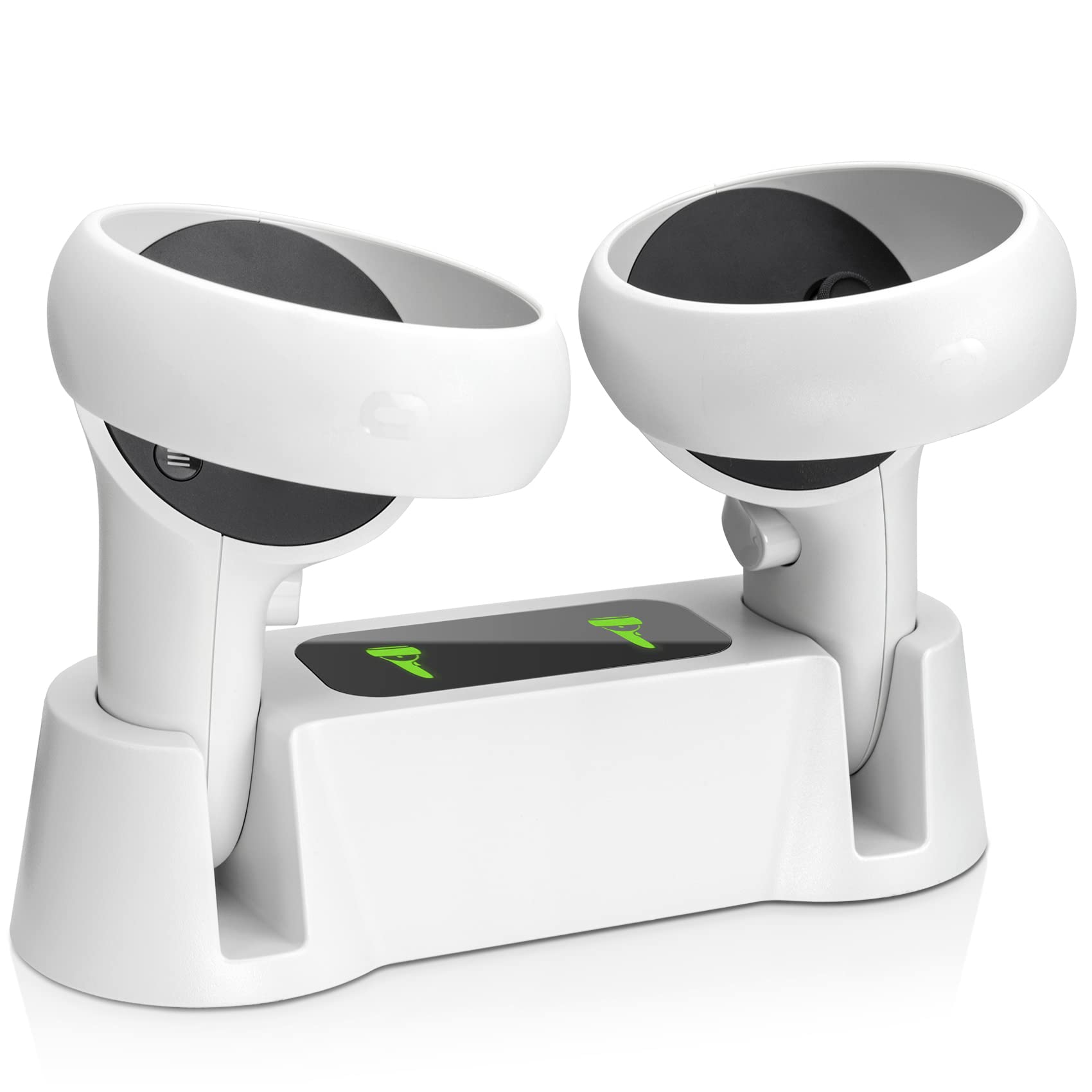 Charging Dock for Oculus Quest 2 Controllers,VR Charger Station for Oculus Quest 2 Controllers Fast Charging Station Set with Type-C Charging Cable