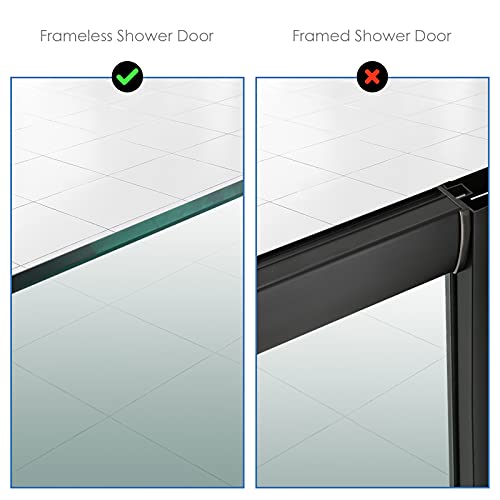 Simtive Shower Door Hooks (2-Pack), Towel Hooks for Bathroom Frameless Glass Shower Door, Shower Squeegee Hooks, Silver