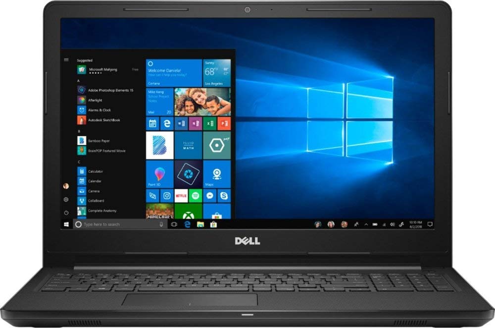 Dell Inspiron 15.6” Touch Screen Intel Core i3 128GB Solid State Drive Laptop (Renewed)