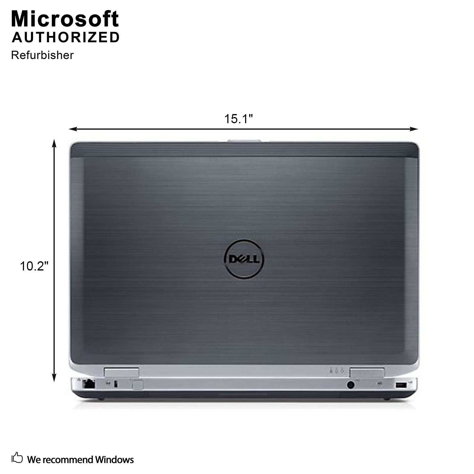 Dell Latitude E6530 15in Notebook PC - Intel Core i5-3210M 2.5GHz 4GB 320GB Windows 10 Professional (Renewed)