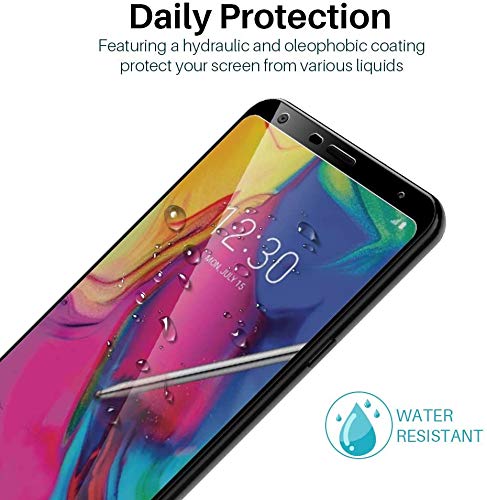 3 Pack LϟK Screen Protector Compatible for LG Stylo 6, Full Cover, Easy Installation, Bubble Free - Black