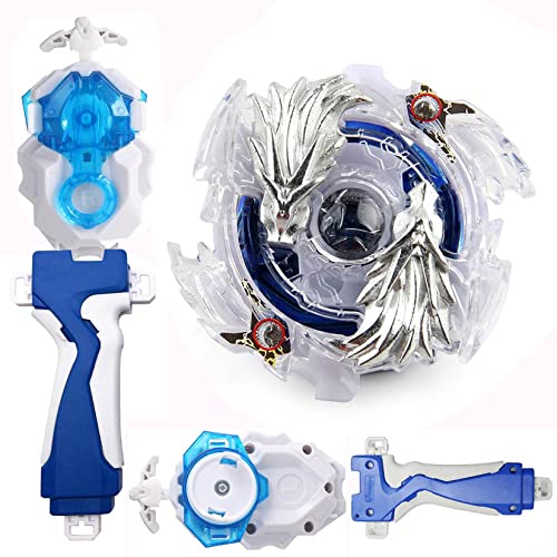 Bey Battling Burst Booster B-66 Lost Longinus / Luinor .N.Sp Spin Top Starter with B-184 Custom BeyLauncher LR Burst Dynamite String Launcher and Grip Spinning Top Battle Toys Set (B-66)
