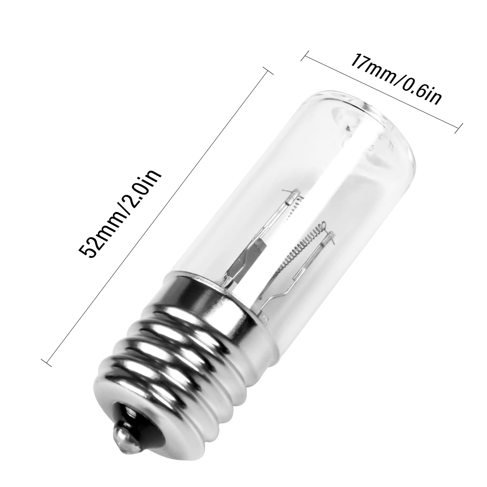 XPES U-V-C Replacement Bulb for Germ Guardian 3W 10V U-V-C Light Bult GG1000 GG1100 GG1100W GGH200 (2 Pack)