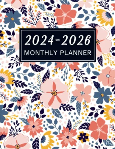 2024-2026 Monthly Planner: Three Year Appointment Notebook (January 2024 to December 2026)