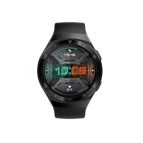 HUAWEI Watch GT 2e Bluetooth SmartWatch, Sport GPS 14 Days Working Fitness Tracker, Heart Rate Tracker, Blood Oxygen Monitor, Waterproof for Android and iOS, 46mm Graphite Black