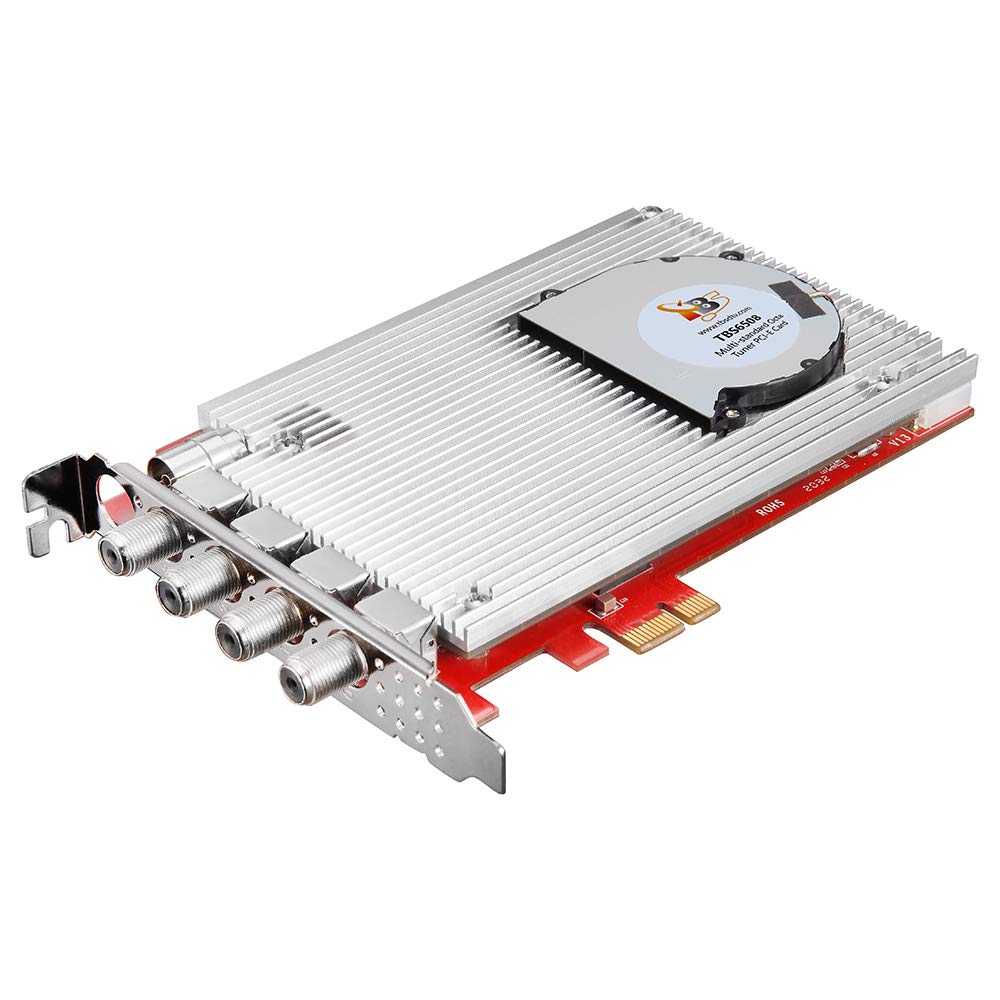 TBS6508 DVB-S2X / S2 / S / T2 / T / C2 / C Multi-standard Octa Tuner PCIe Card