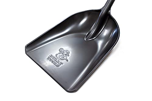 Bully Tools 92801 42-Inch One-Piece Poly Scoop/Shovel (Black)