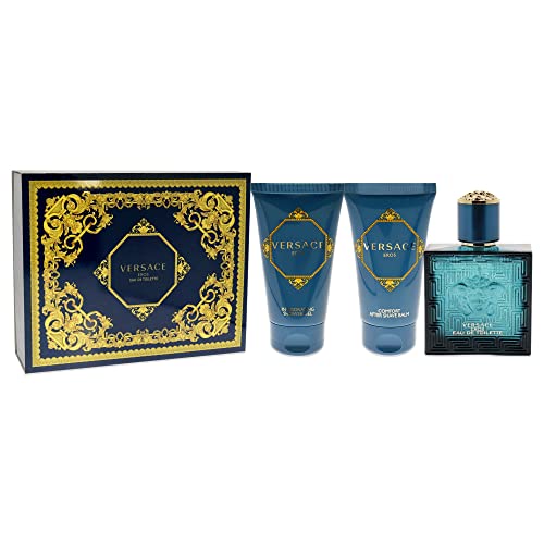 Versace Eros 1.7 Oz Sp/1.7 Oz Sg/1.7 Oz Aft Shave Balm SET