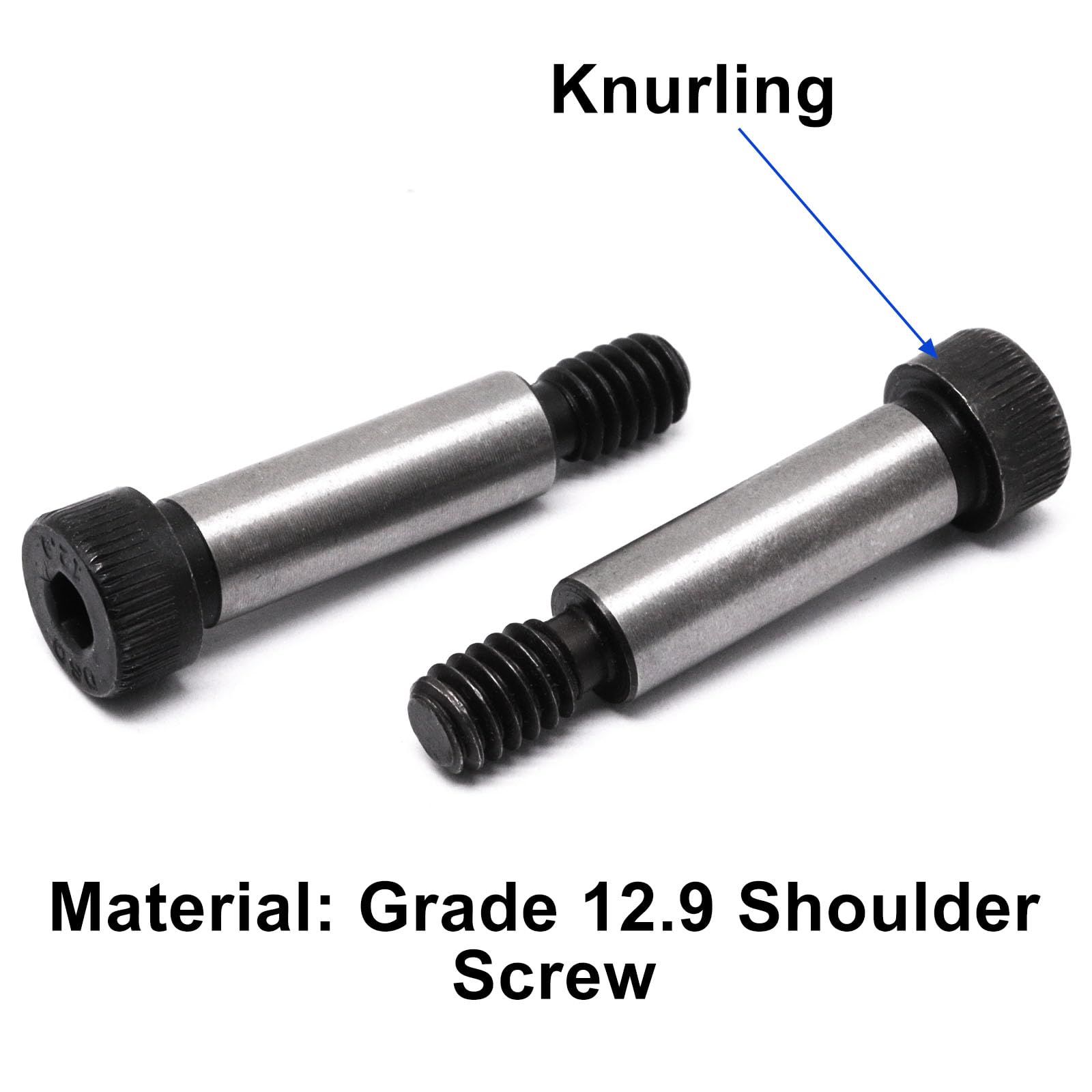 S SYDIEN 6Pcs Alloy Steel Shoulder Bolt 1/4" Shoulder Dia 1" Shoulder Length 10-24 UNC Thread