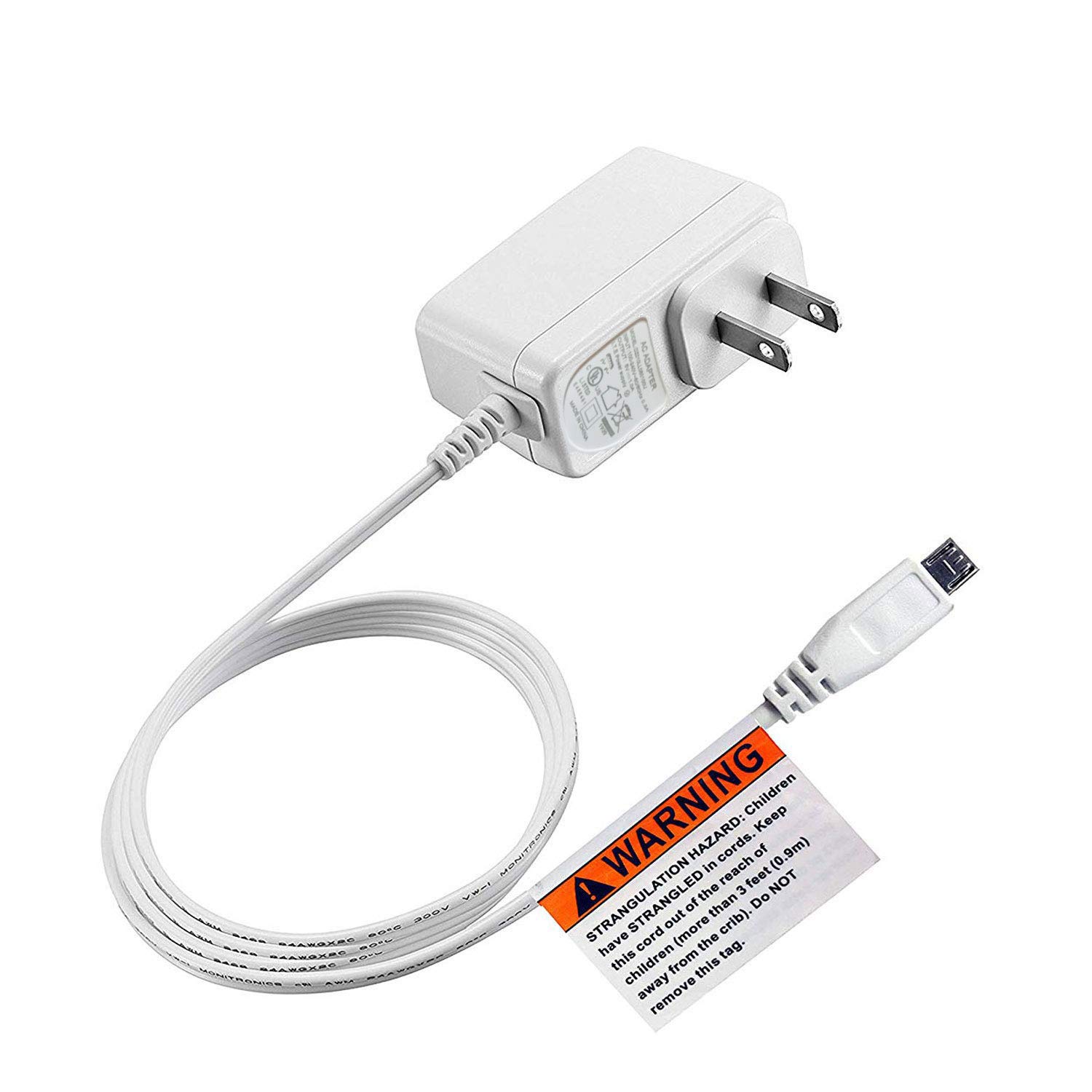 for Motorola MBP854CONNECT MBP854 Baby Monitor Charger Power Cord Replacement Adapter Supply Compatible with MBP854CONNECT-2 MBP854CONNECT-3 MBP855CONNECT MBP853CONNECT MBP35S MBP36XL 5.0V, 6.6Ft