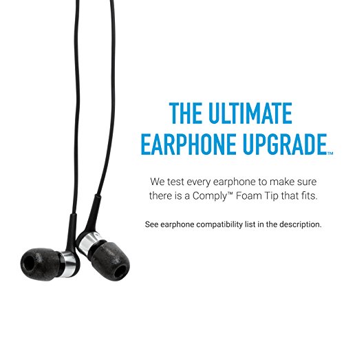 Comply Foam 200 Series Replacement Ear Tips for Bang and Olufsen, Sennheiser, Axil, MEE Audio, KZ, Bose & More | Ultimate Comfort | Unshakeable Fit| TechDefender | Medium, 3 Pairs