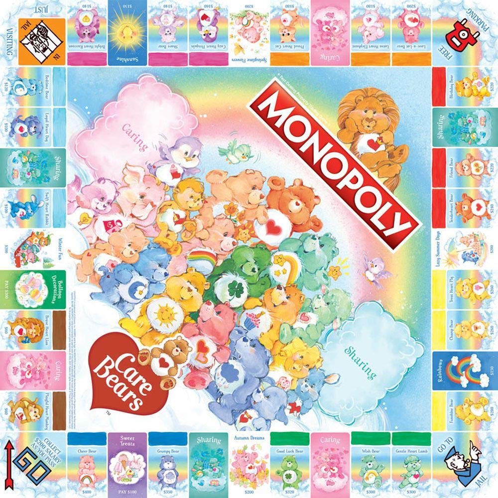 USAopoly Monopoly®: Care Bears | Ages 8+ | 2-6 Players | 1 Set