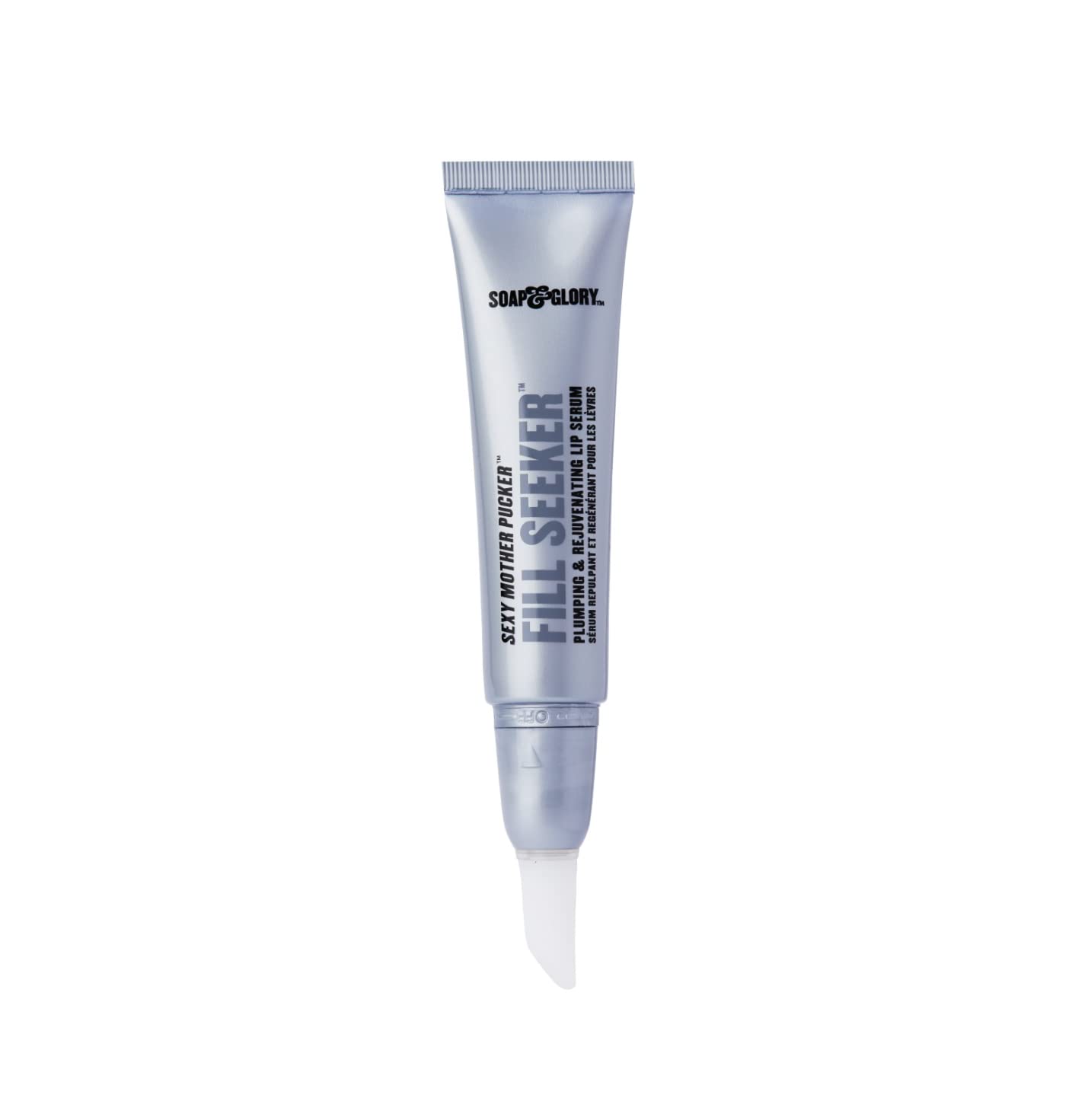 Soap & Glory SMP Fill Seeker Lip Plumper Gloss - Plumping Lip Gloss for Smooth & Moisturized Lips - Rejuvenating Lip Serum with Long-Lasting Hydration (0.5 fl oz)